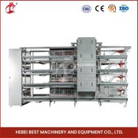 China Hot Dipped H 4 Tier Type 25 Years Lifespan Broiler Chicken Cage Doris for sale