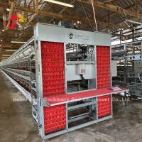 China 3/4/5 Tiers Battery Cage System for Automated Layer Chicken Poultry Farm Iris for sale