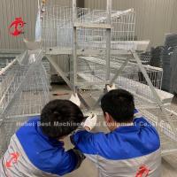 China Electro Galvanized Poultry Breeding Cages With Automated Feeding And Watering System Doris for sale