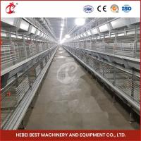 China H Shaped H Type Broiler Chicken Cage With Sliding Door 450cm2 Area/Bird Video Installation Included Ada for sale