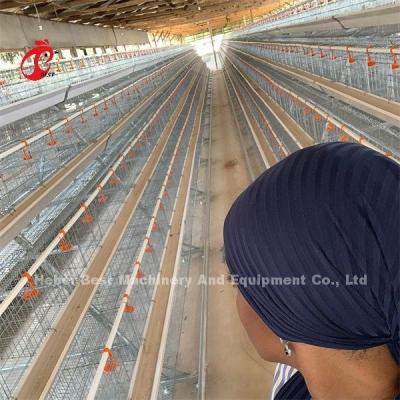 China Manual A Frame Layer Battery Cage System Semi Automatic Emily for sale