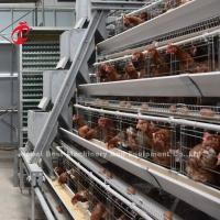 China Semi Automatic Poultry Layer Cage Feeding System 1.5KW 380V  Doris for sale