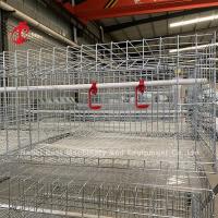 China Poultry Farm Broiler Chicken Cage 3 Tiers , A Type Battery Cage For Broilers  Doris for sale