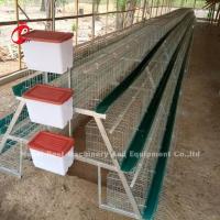 China Nigeria Warehouse Premium And Deluxe Poultry Battery Cage System For Layer Chickens  Sandy for sale