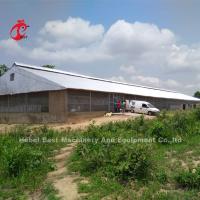 China Galvanized Poultry Layer Cage 3 Tier 120 Birds And  4 Tier 160 Birds Layer Farming Cage Sandy for sale
