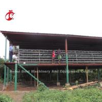 China Automatic Poultry Battery Cage System Coated Wire With Long Lifespan  Nigeria Sandy for sale