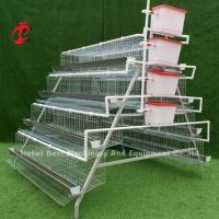China 10000 Layers Chicken Layer Battery Cage Semi Automatic Save Space Adela for sale