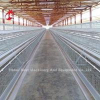 China Customized Layer Chicken Cage , Q235 Low Carbon Steel Poultry Battery Cage Doris for sale