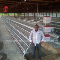 China Semi Automatic Poultry Farming Cage System , 380V 1.5KW Egg Layer Cages Ada for sale