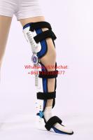 China Adjustable KAFO Knee Ankle Foot Orthosis Knee Immobilizer Left Right S L Size 120 Degree Hinge for sale