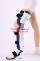 China Adjustable KAFO Knee Ankle Foot Orthosis Knee Immobilizer Left Right S L Size 120 Degree Hinge for sale