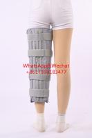 China Orthopedic Adjustable Tri-Panel Knee Immobilizer with 4 Aluminum Bars Sizes 45-75cm for sale