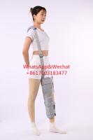 China Orthopedic Adjustable Tri-Panel Knee Immobilizer with 4 Aluminum Bars Sizes 45-75cm for sale