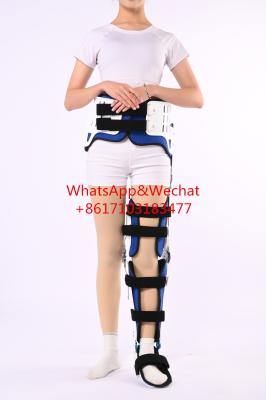 China Medical Orthopedic Post-op Hip-Knee-Ankle-Foot Orthosis HKFO Abduction Brace 90 Degree for sale