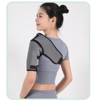China Grey Color Adjustable Neoprene Shoulder Brace for Dislocations and Sprains for sale