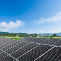China Grounded Bifacial Solar Panels Titl 60 degree Solar Mounting System For Large Scale PV Plant for sale