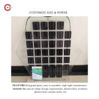 China 100Watt Photovoltaic Bifacial Solar Panels Customized Waterproof Special Shaped for sale