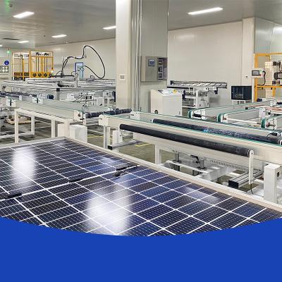 China Double Glass PERC Monocrystalline PV Module 182MM Mono Cell Bifacial AC Solar Panel for sale