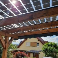 China Rixin Custom BIPV Module A Grade Solar Cells High Efficiency Transparent Photovoltaic Sunroom for sale