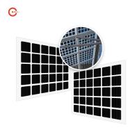 China 160W Mono Bifacial BIPV Solar Panels PV Compenents With Double Laminated Glass for sale