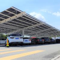 China Highway Solar Car Charging Station BIPV Module Solar Carport System for sale