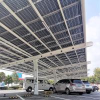 China Highway Solar Car Charging Station BIPV Module Solar Carport System for sale