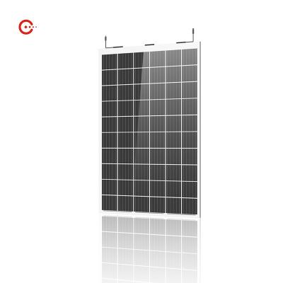 China Rixin Transparent BIPV Solar Panels Mono Glass 310W 320W Solar Panel PV Module for sale