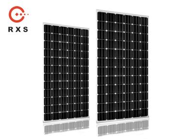 China 350W Mono Black Solar Panels , 24V Commercial Solar Panels With Low LID for sale