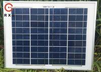 China 15W Polycrystalline Custom Solar Panels With 3.2mm Low Iron Tempered Glass for sale