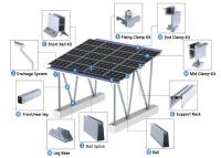 China Solar Based Charging Station For Electric Vehicle With Vehicle - To - Grid Technology for sale
