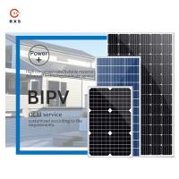 China Half Cut BIPV Solar Panels Monocrystalline Bifacial Mono Perc Solar Panels for sale