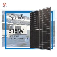 China Half Cut BIPV Solar Panels Monocrystalline Bifacial Mono Perc Solar Panels for sale