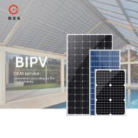 China Transparent BIPV Solar Panels Photovoltaic For Greenhouse And Window Roof Tiles for sale