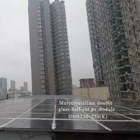 China CE BIPV Monocrystalline PV Module Transparent Glass Monocrystalline Solar Panels for sale