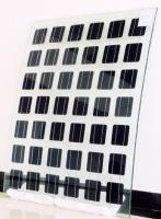 China CE BIPV Monocrystalline PV Module Transparent Glass Monocrystalline Solar Panels for sale