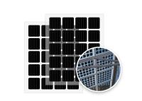 China Monocrystalline Bifacial BIPV Solar Panels Self Cleaning Coated Glass For Roof for sale