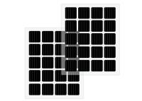 China Rixin Transparent Monocrystalline PV Module Bifacial Solar Panel For Roof for sale