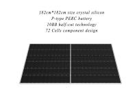 China 530W 540W 550W Most Efficiency Solar Panels Photovoltaic Mono Half Cell Solar Panel for sale