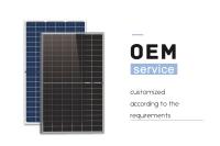 China Mono Black BIPV Solar Panels Half Cells Bifacial Module for sale