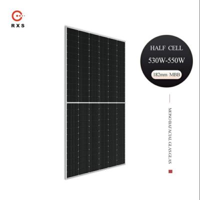China Commercial Rooftop Standard Solar Panels 500wp Mono Solar Plate for sale