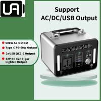 China 500Wh Portable Rechargeable Solar Generator Pure Sine Wave Power Solar Generator for sale