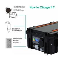 China 3000Wh Trolley Portable Solar Generator UPS Power Outdoor Solar Generator for sale
