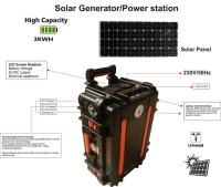China 3000Wh Trolley Portable Solar Generator UPS Power Outdoor Solar Generator for sale