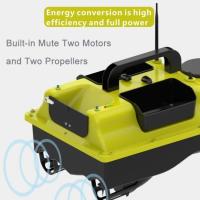 China Smart RC Fishing Bait Boat Three Hoppers 2kg Load 500m Fishing Surfer Rc Boat for sale