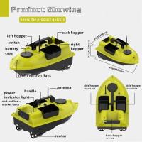 China Smart RC Fishing Bait Boat Three Hoppers 2kg Load 500m Fishing Surfer Rc Boat for sale