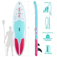 China PVC Inflatable Stand Up Paddleboard Ultra Light OEM 11'  Big Inflatable Surf Sup for sale