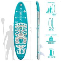 China Ultralight Board Stand Up Paddle 17.6lbs SUP Inflatable Board Paddle Accessories Included for sale