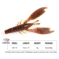 China Craw Flapper Soft Fishing Bait Crayfish Chunk Freshwater Silicone Bass Fishing Lures for sale