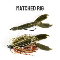 China Craw Flapper Soft Fishing Bait Crayfish Chunk Freshwater Silicone Bass Fishing Lures for sale
