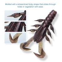 China Creepy Craw Soft Fishing Lure Rubber Shrimp Lure PVC Freshwater Wobbler Bass Lures for sale